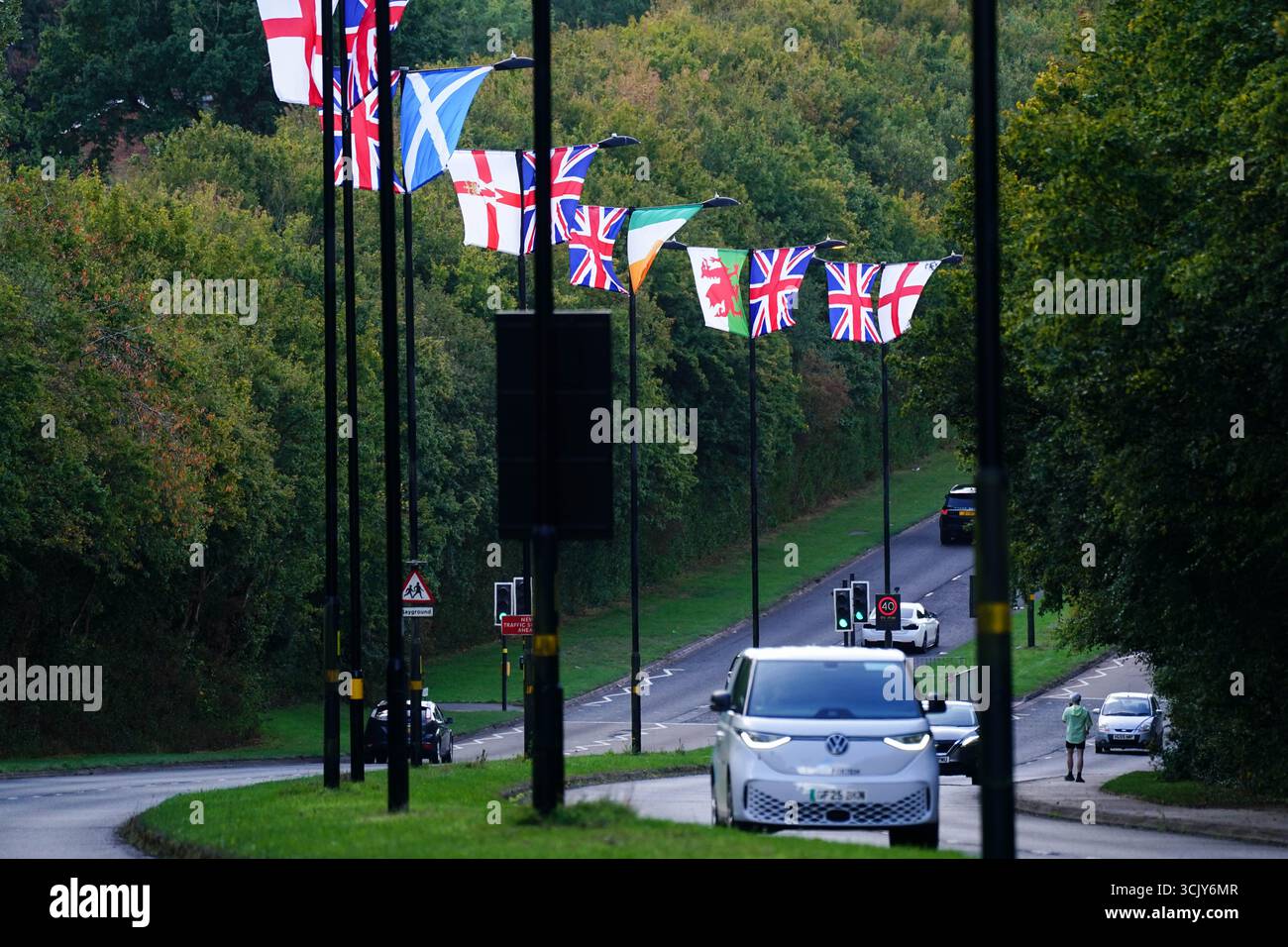 The flags of England, Wales, Scotland, Northern Ireland & Ireland ...