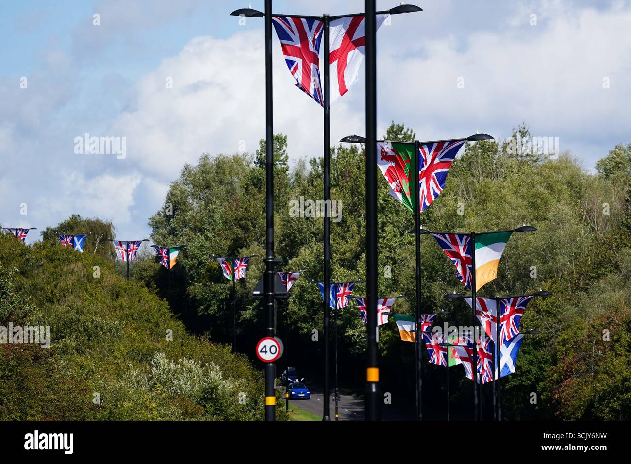 The flags of England, Wales, Scotland, Northern Ireland & Ireland ...
