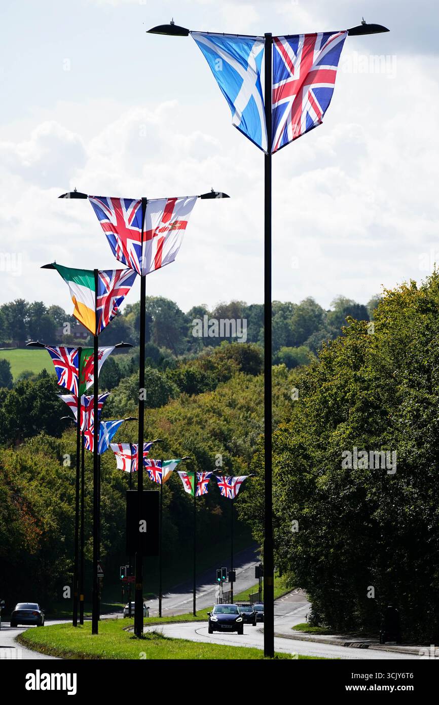 The flags of England, Wales, Scotland, Northern Ireland & Ireland ...