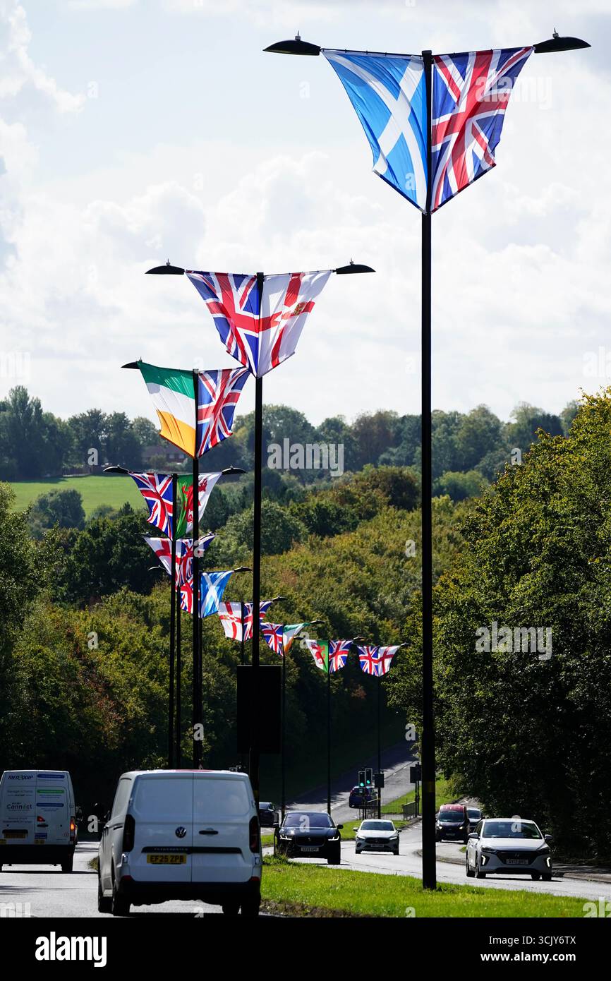 The flags of England, Wales, Scotland, Northern Ireland & Ireland ...