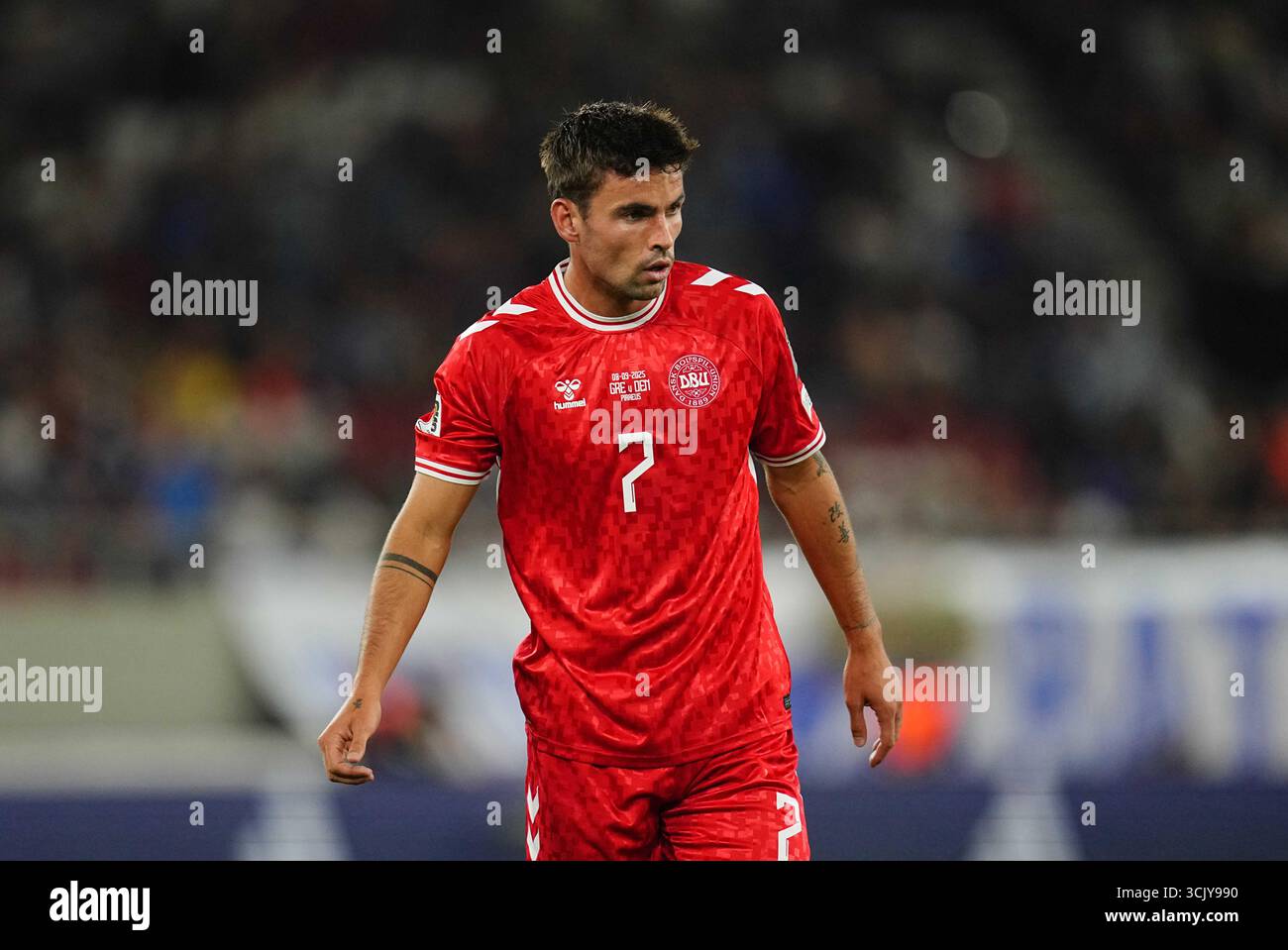 September 08 2025: Matthew O'Riley of Denmark looks on during a World ...