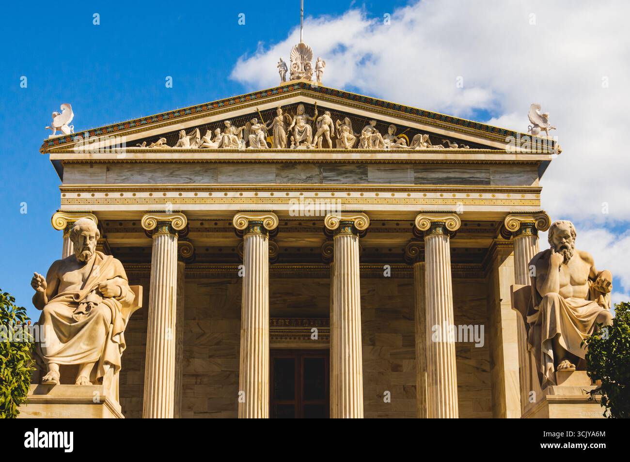 Classic statues plato socrates hi-res stock photography and images - Alamy