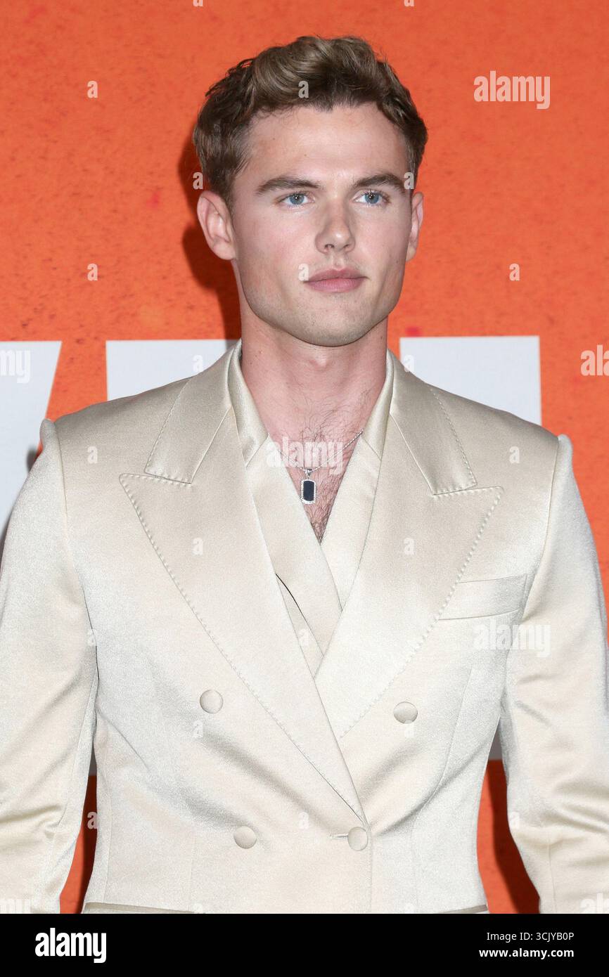 Los Angeles, USA. 8, September, 2025. Pictured left to right, Garrett ...