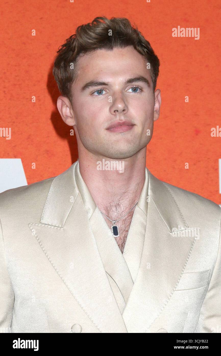 Los Angeles, USA. 8, September, 2025. Pictured left to right, Garrett ...