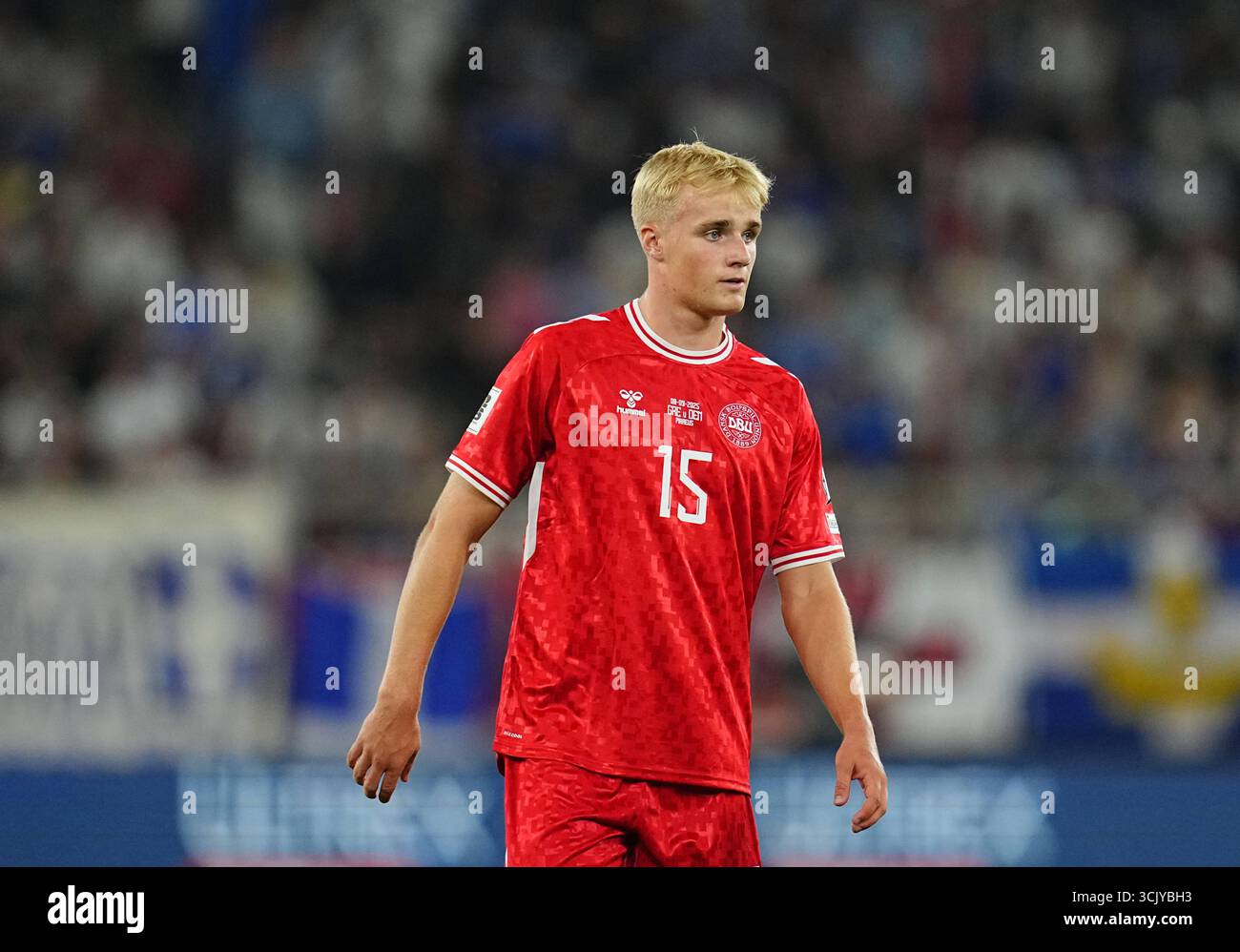 September 08 2025: Victor Froholdt of Denmark looks on during a World ...