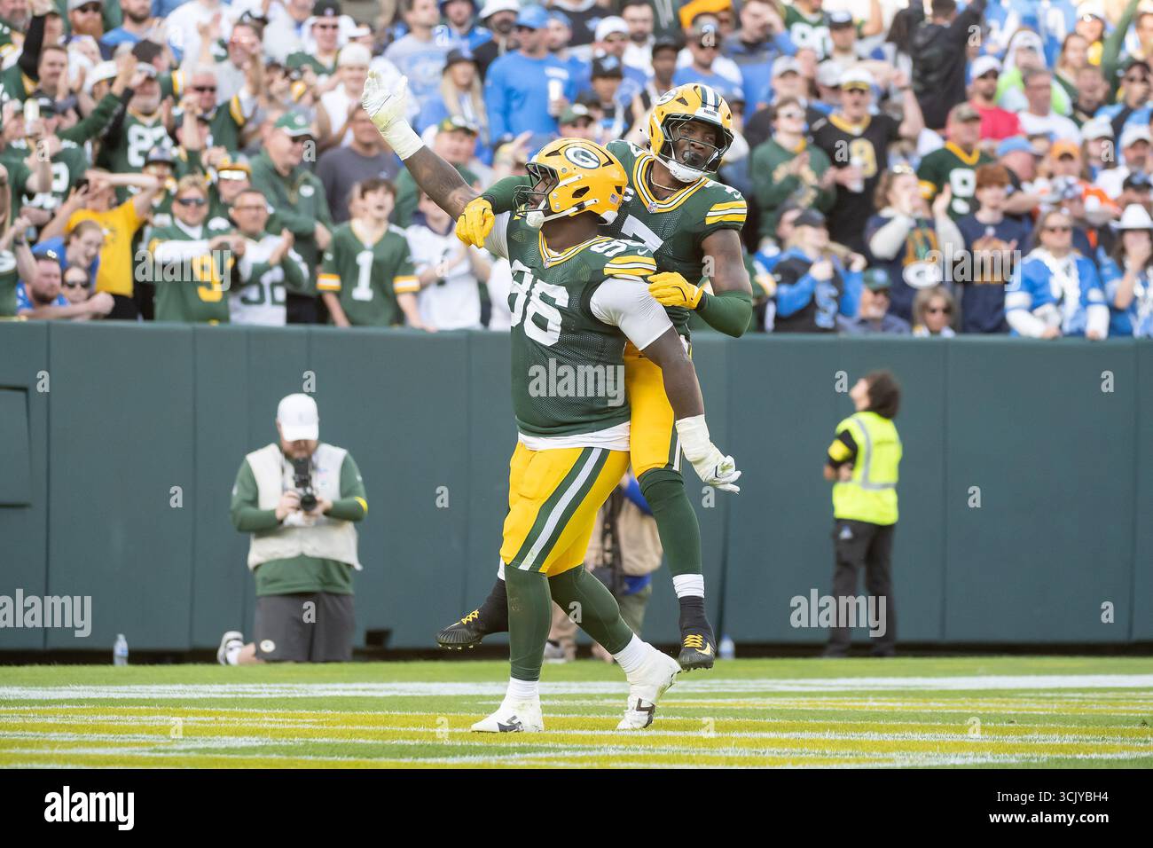 September 7, 2025: Green Bay Packers defensive tackle Colby Wooden (96 ...