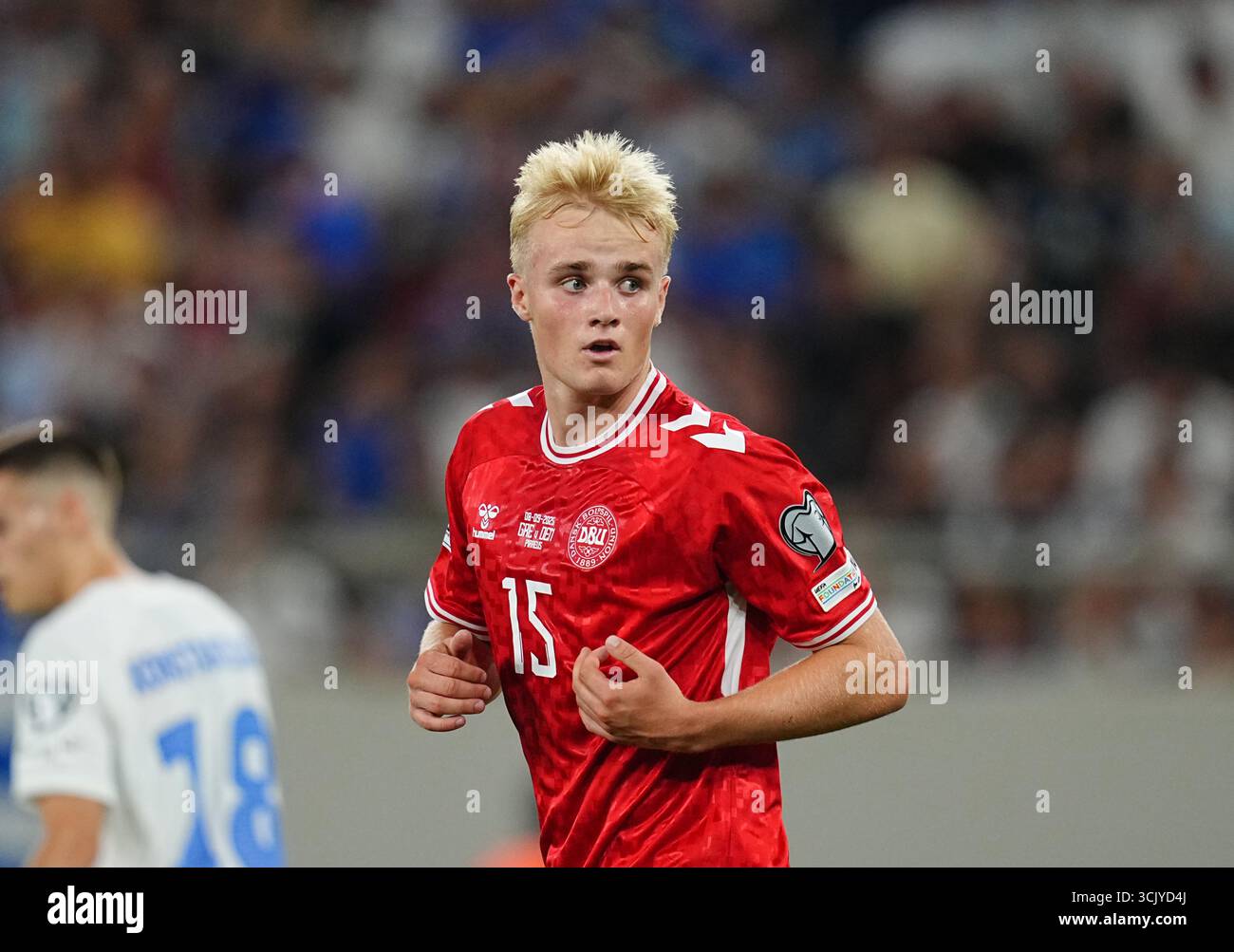 September 08 2025: Victor Froholdt of Denmark looks on during a World ...
