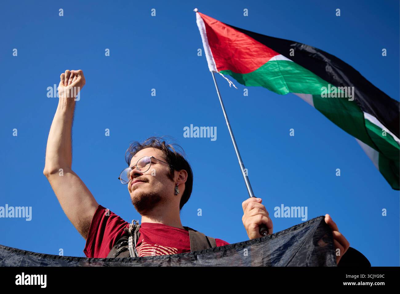 Protesters gather at Puerta del Sol in Madrid during an urgent ...
