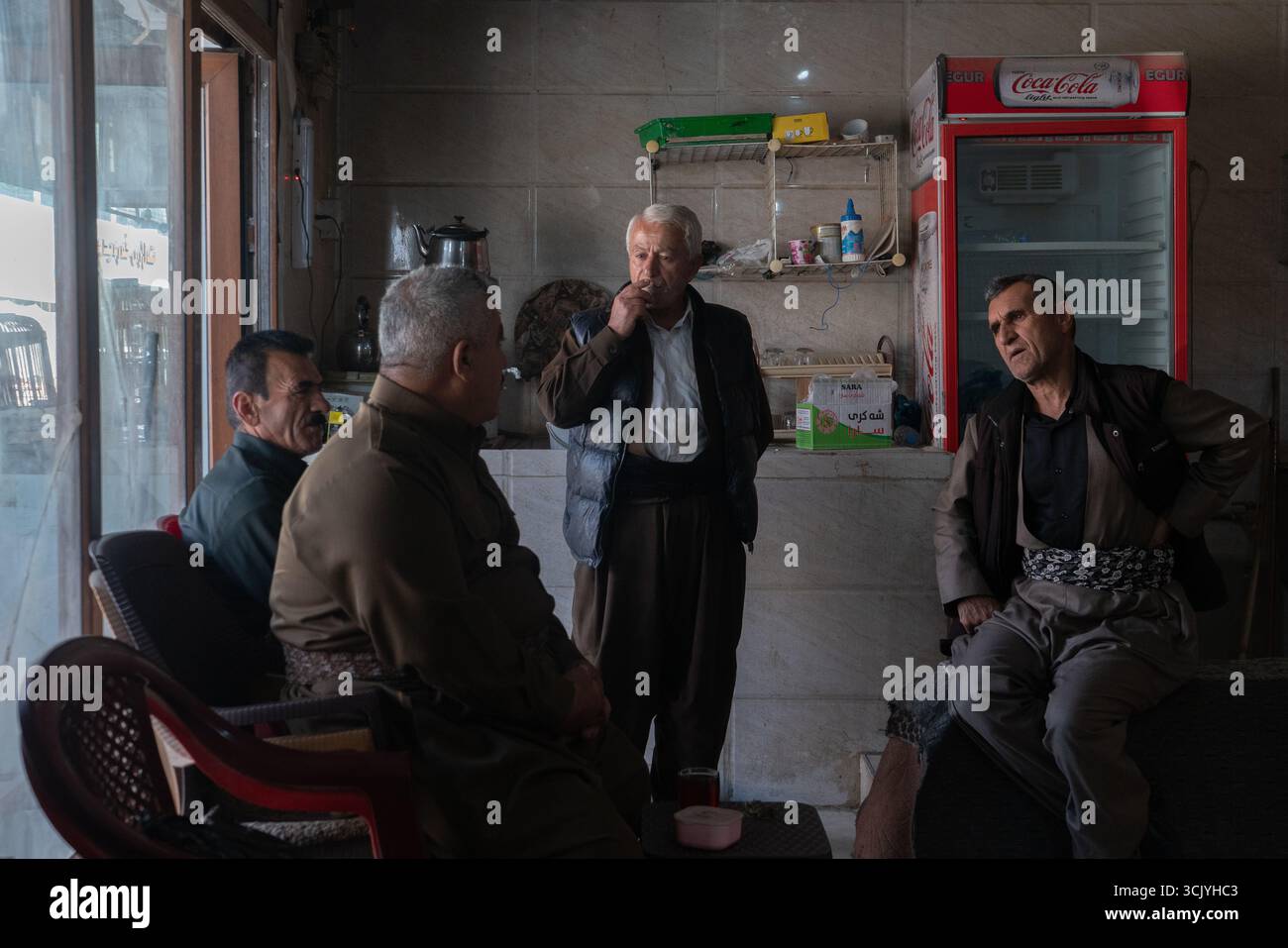 Jawhar, a man from Kurdistan living in the city of Ranya, enjoys ...