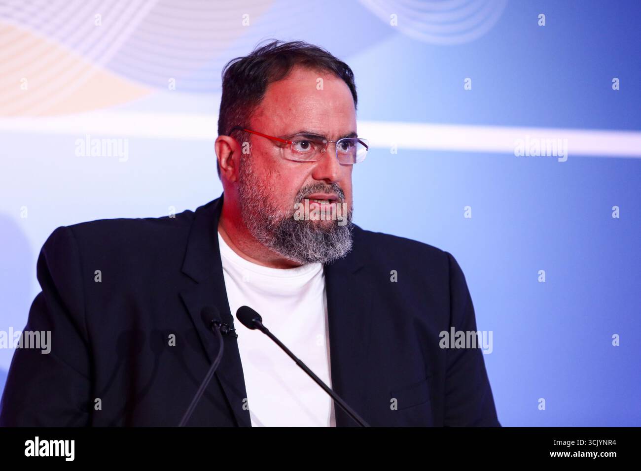 September 4, 2025, Thessaloniki, Greece: Vangelis Marinakis, Greek ...