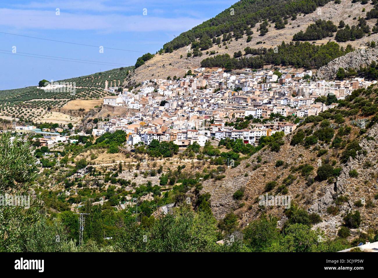 View of the village of Torre during the visit to the recreational area ...