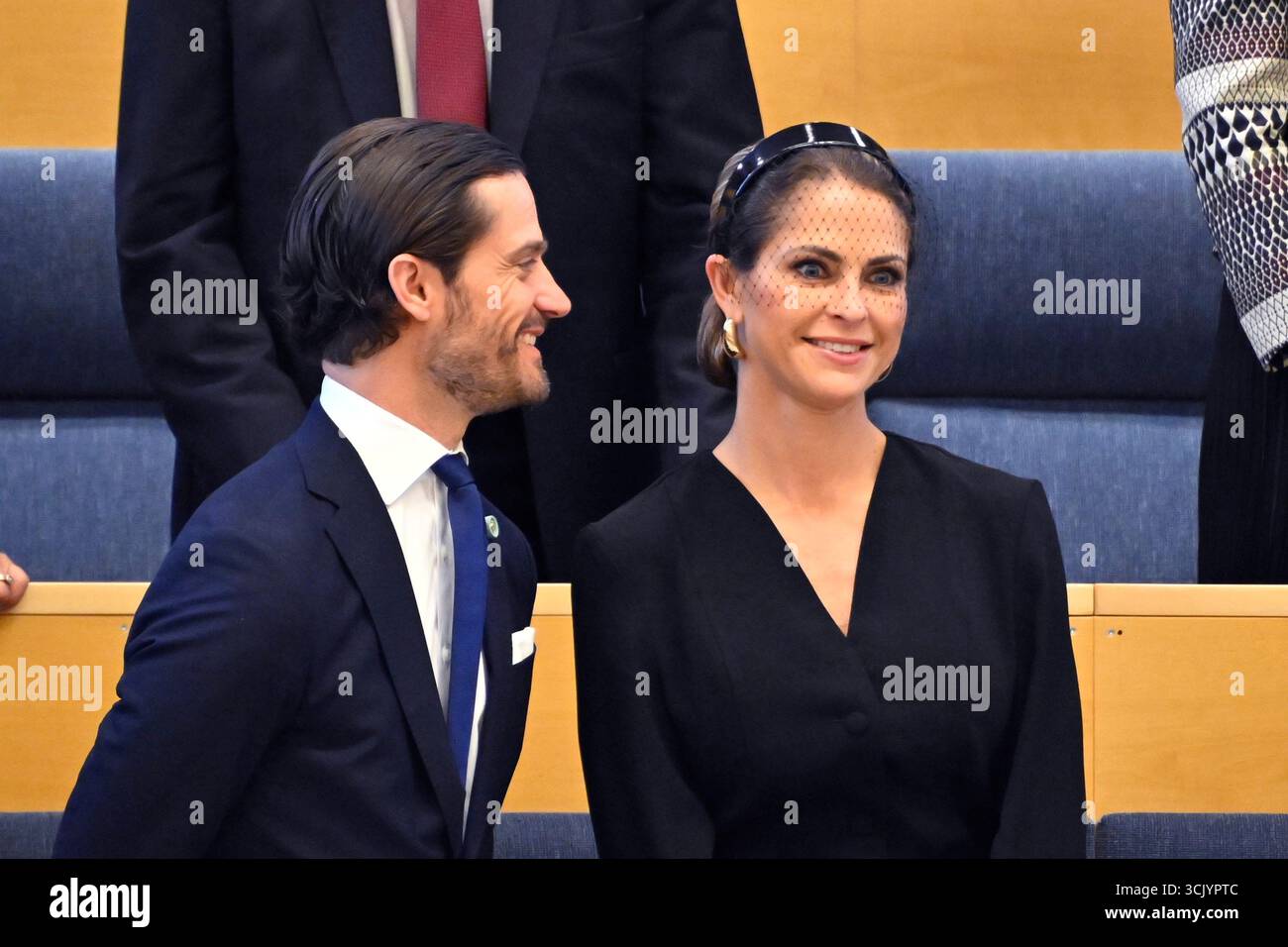 Prince Carl Philip and Princess Madeleine the Parliament in Stockholm ...