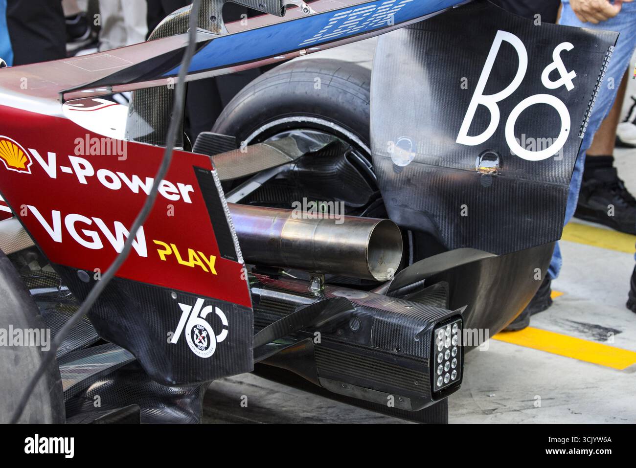 Scuderia Ferrari SF-25, mechanical detail rear wing beam wing ...