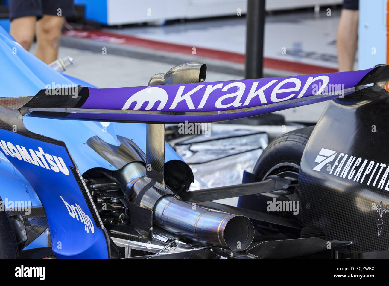 Williams Racing FW47, mechanical detail rear wing aerodynamism ...