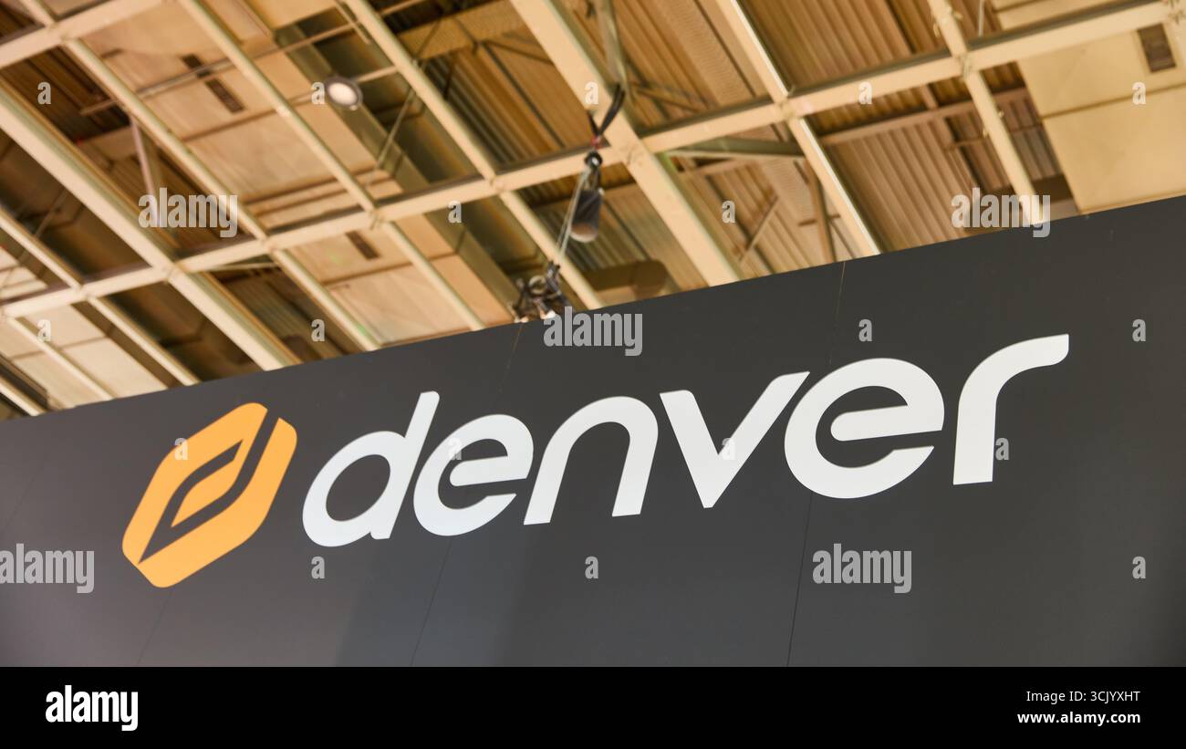 BERLIN, GERMANY - September 7th, 2025: Photo of Denver brand logo at ...