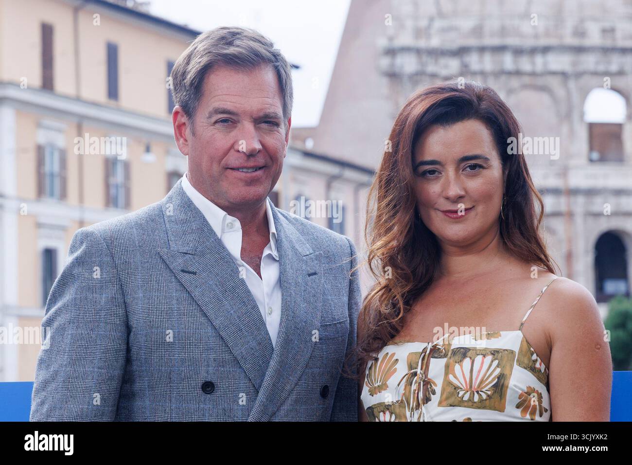 Michael Weatherly and Cote de Pablo attend the photocall of the TV ...