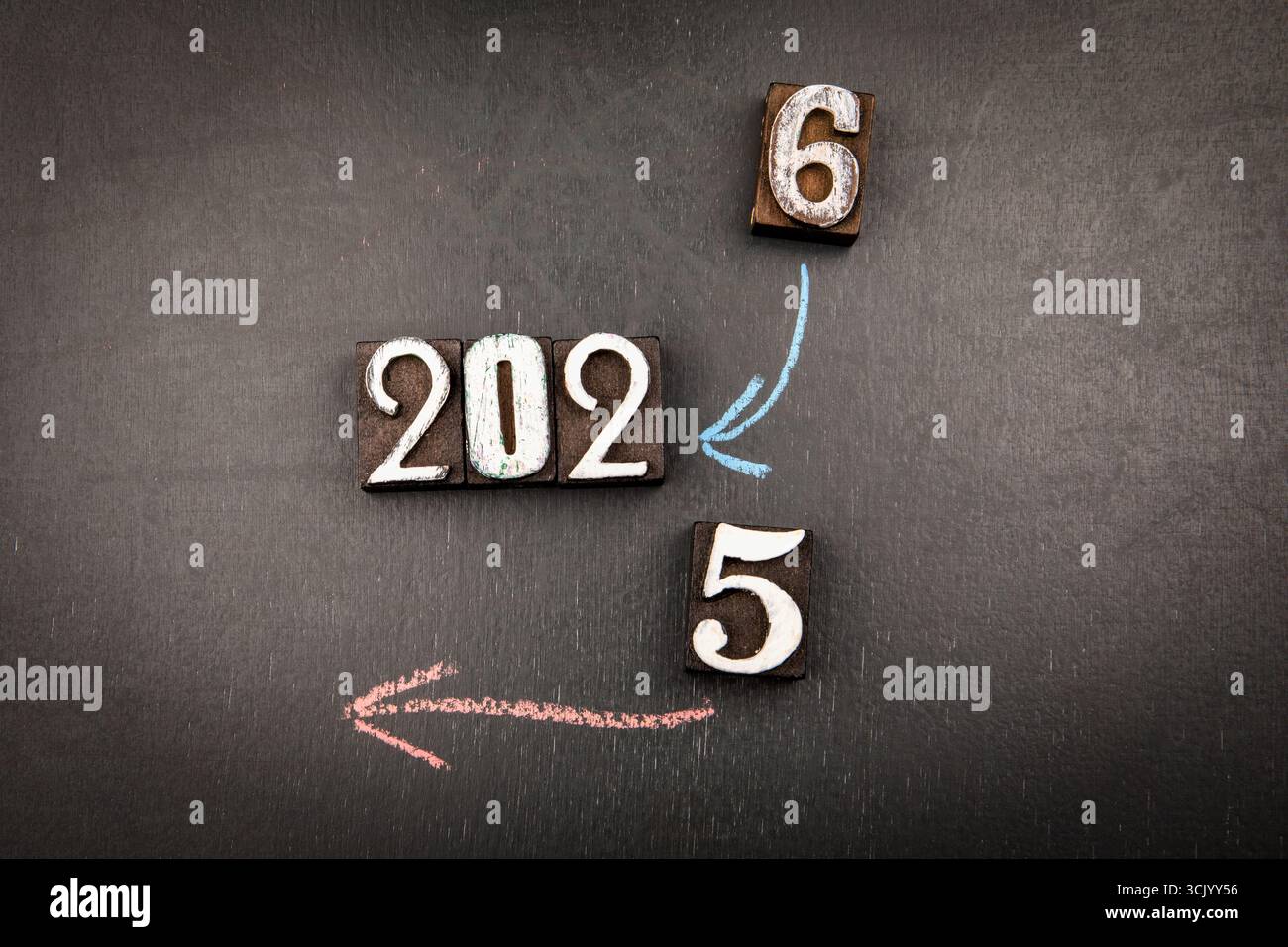 2025 2026 year transition hi-res stock photography and images - Alamy