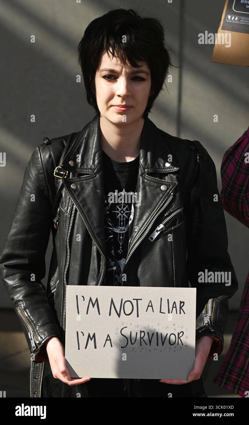 UK: JIMS protest, Scottish Parliament, at Scottish Parliament in ...