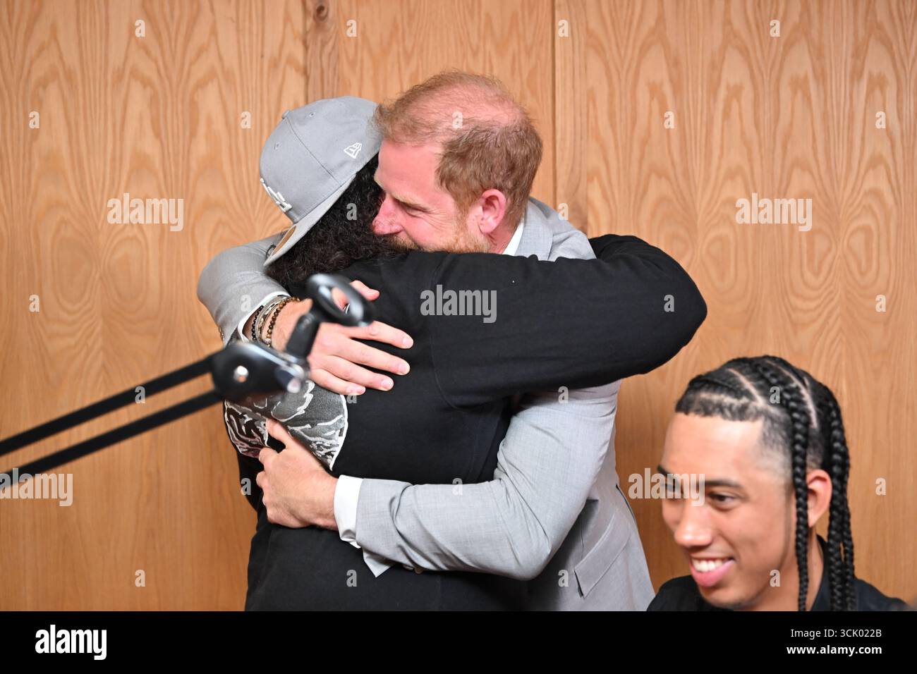 The Duke of Sussex during a visit to the Community Recording Studio ...