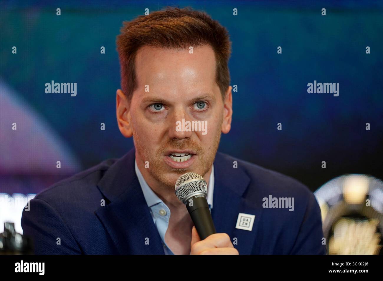 Michael Ridout during a press conference at Glazers Hall, London ...