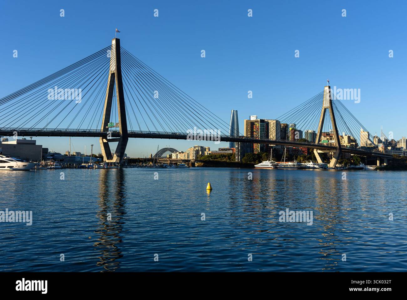 The ANZAC Bridge in Sydney, Australia Stock Photo - Alamy