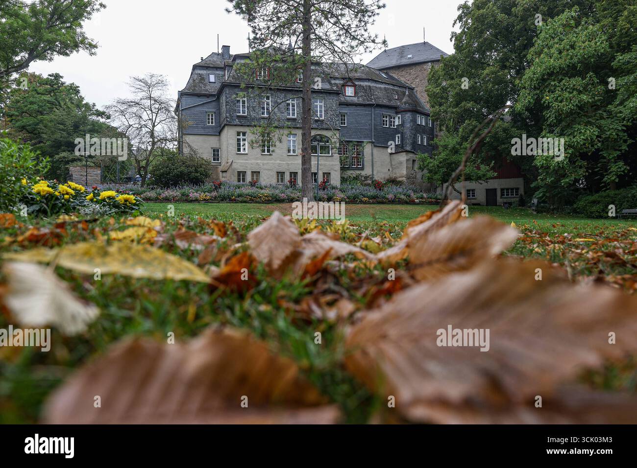Tristes Sommerwetter im Siegerland. Der Herbst naht. Blick zum Oberen ...
