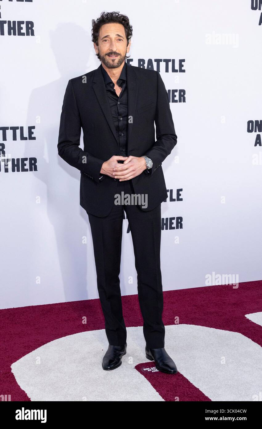 08 September 2025 . Hollywood, California - Adrien Brody At 'World Premiere Of Warner Bros. "One ...