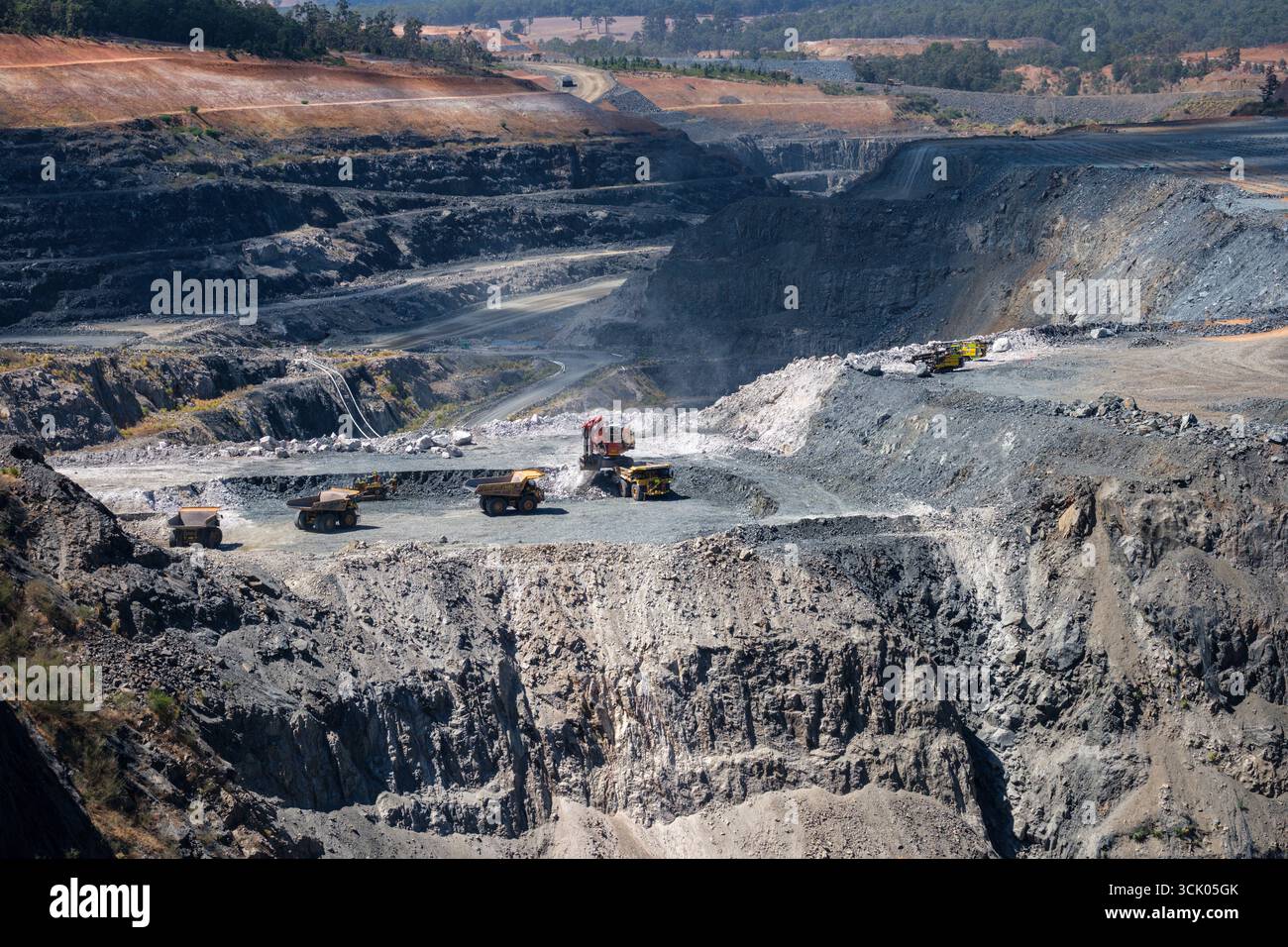 Lithium Mine, Greenbushes, Western Australia. Greenbushes Mine is the ...