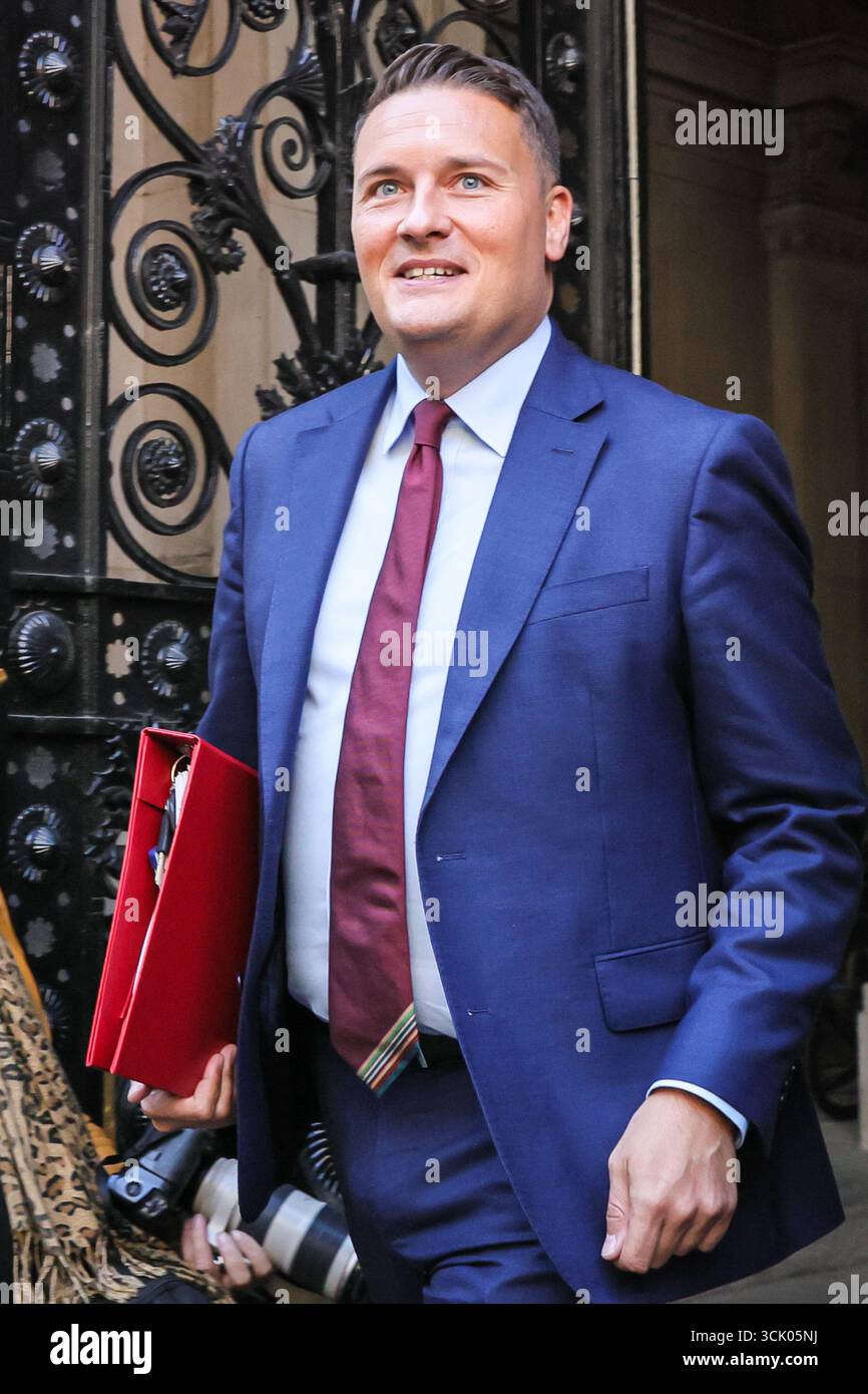 London, UK, 09th Sep 2025. Wes Streeting, Health Secretary, MP Ilford ...