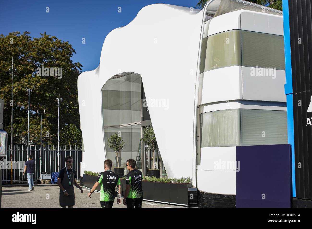 Stake F1 Team Kick, ambiance motorhome paddock during the 2025 Formula ...