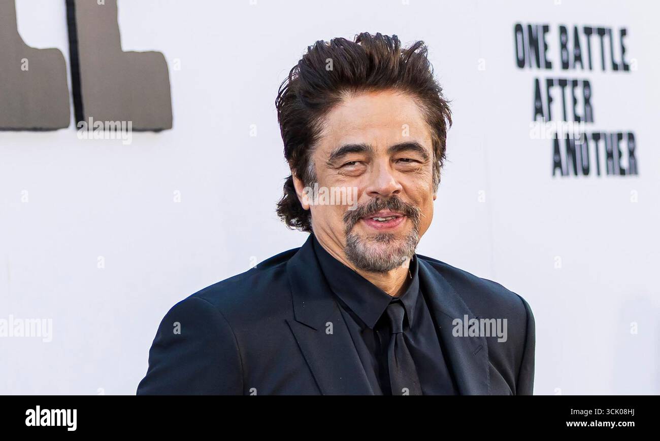 08 September 2025 . Hollywood, California - Benicio del Toro At 'World Premiere Of Warner Bros ...
