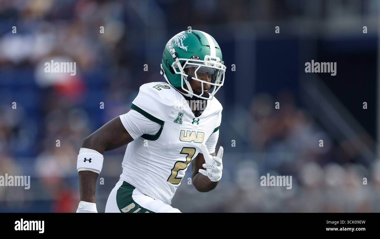 UAB wide receiver AJ Johnson (2) during an NCAA football game against ...