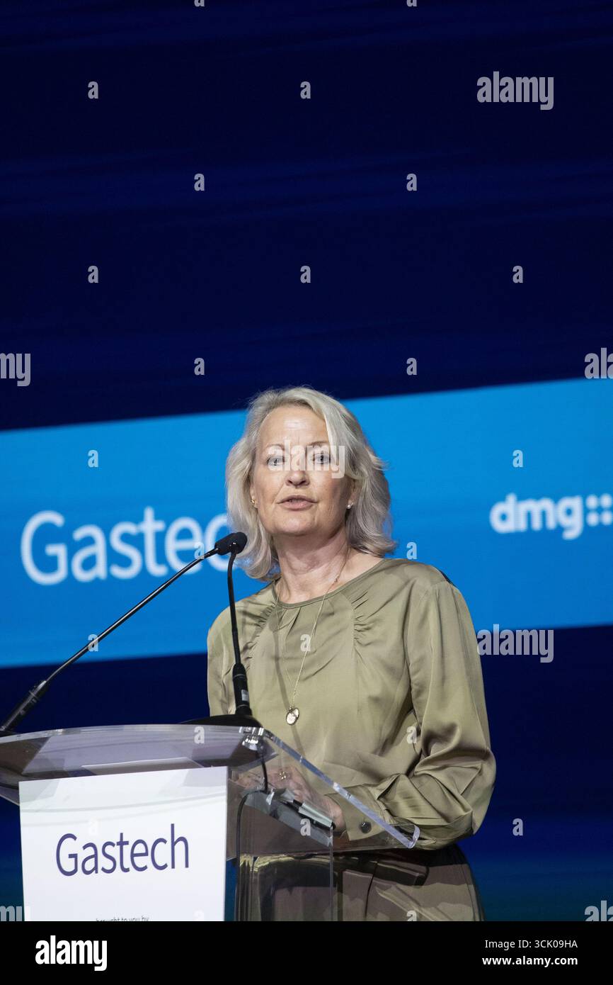 Milan, RHO FIERA opening of the new edition of Gastech, Ditte Juul ...