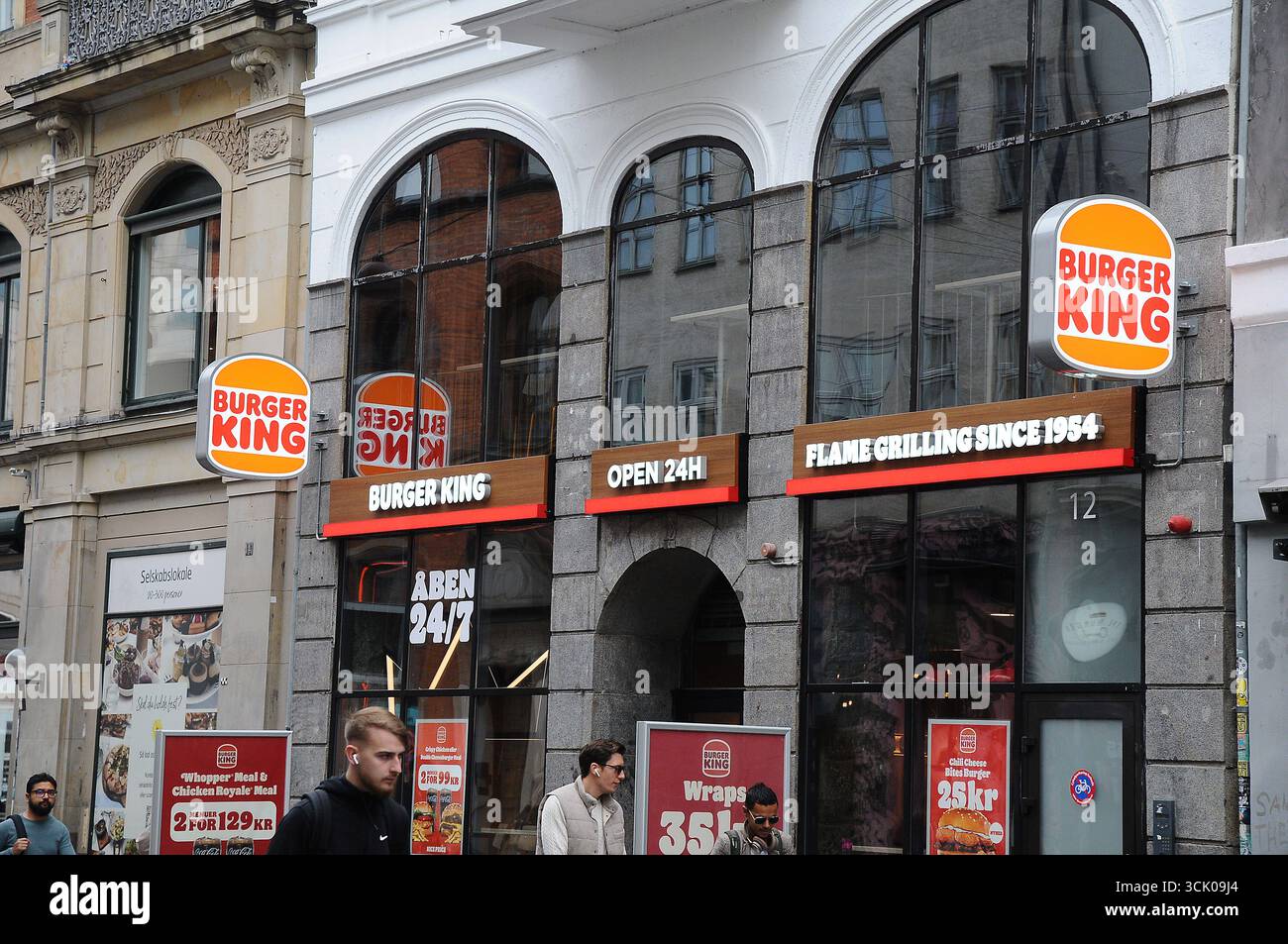 Copenhagen/ Denmark/09 september 2025/.American fst food chain burger king rerstaurant in ...