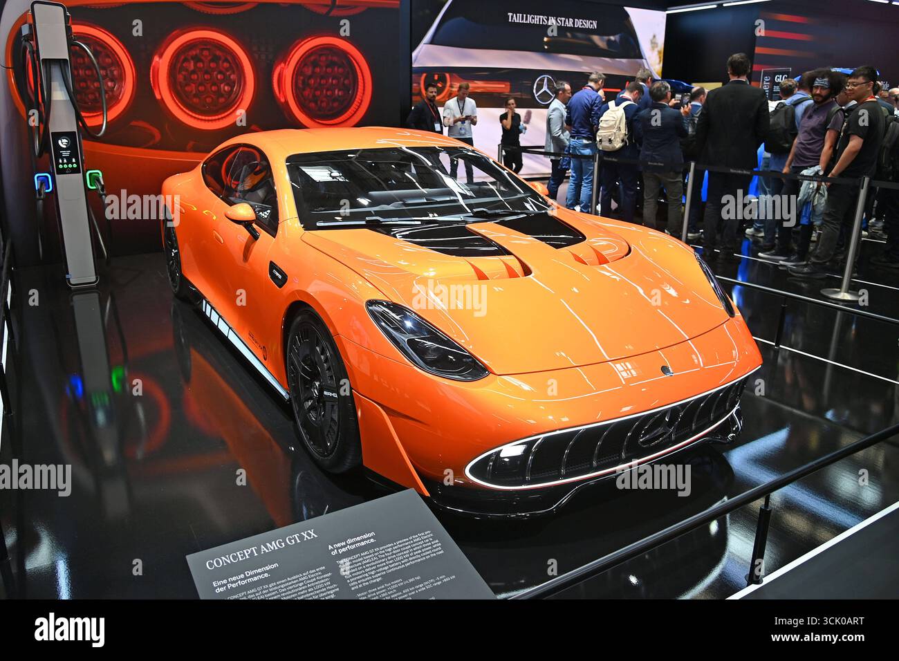 Stand von Mercedes mit AMG Concept Car. IAA Mobility 2025 in der Messe Muenchen vom 09.09. - 14. ...