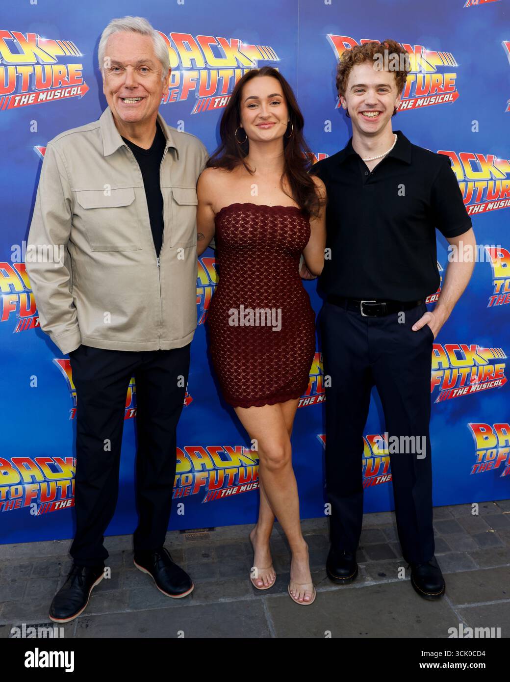London, UK. 08th Sep, 2025. Brian Conley, Maddie Grace Jepson and Caden ...