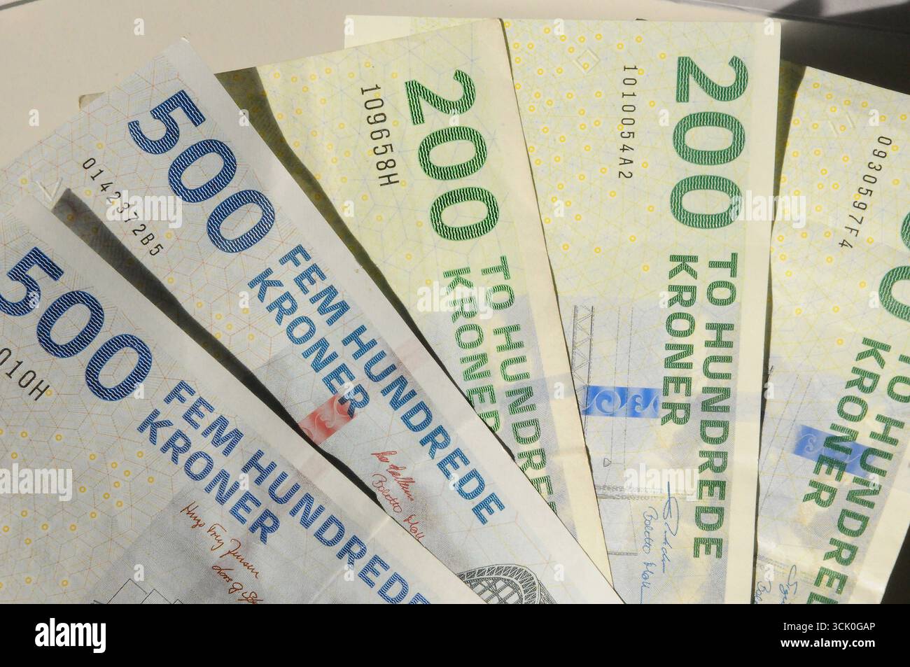 Copenhagen/ Denmark/09 SEPTEMBER 2025/Danish kroner notes or bills ...