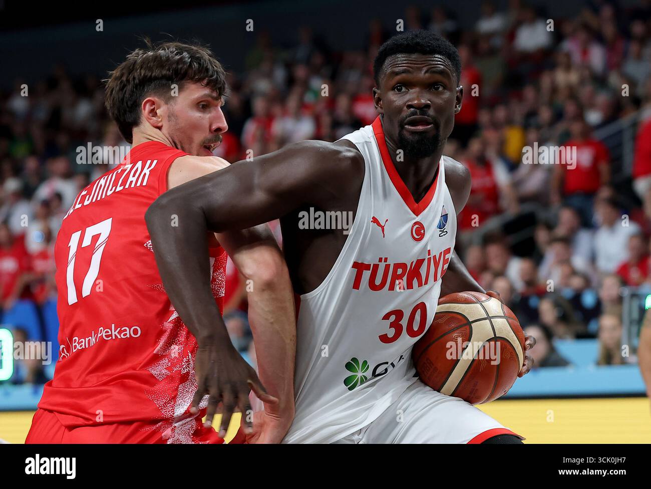 Turkey's Adem Bona during FIBA Eurobasket 2025 round of 8 basketball ...