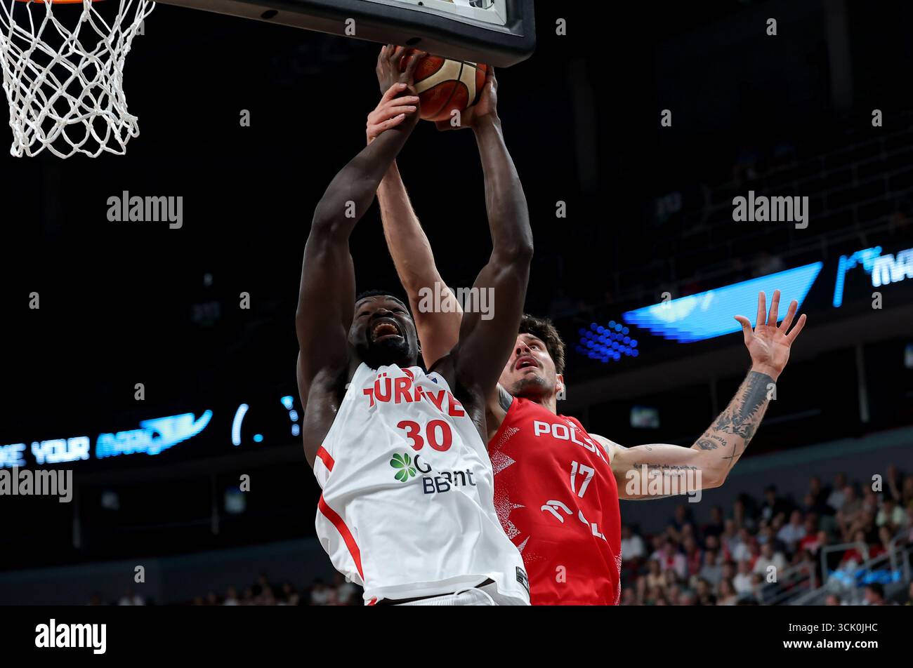 Turkey's Adem Bona during FIBA Eurobasket 2025 round of 8 basketball ...
