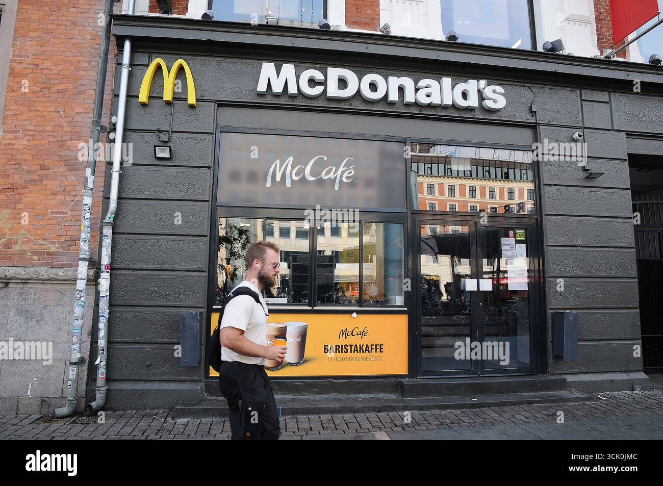 Copenhagen/ Denmark/09 SEPTEMBER 2025/. Mcdoanls billboard of new menu ...