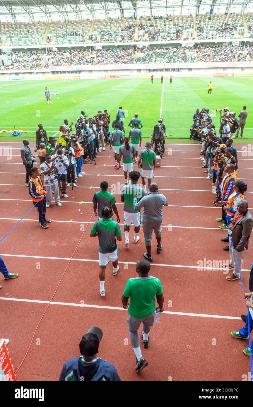 Players from both teams walk out before the FIFA World Cup 2026 Group C ...