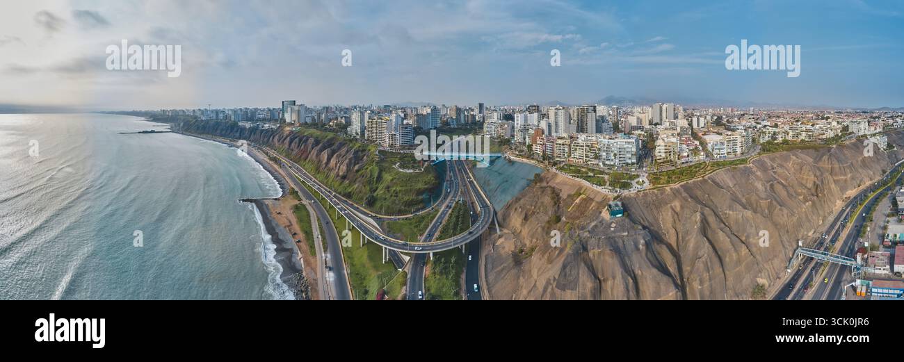 Stunning aerial panorama captures la hi-res stock photography and ...