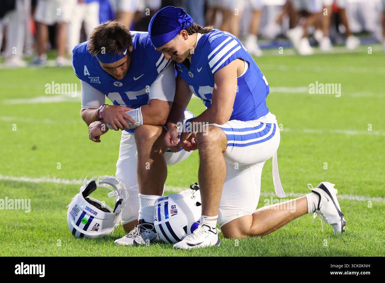 BYU quarterback Bear Bachmeier, left, and his brother BYU wide receiver ...