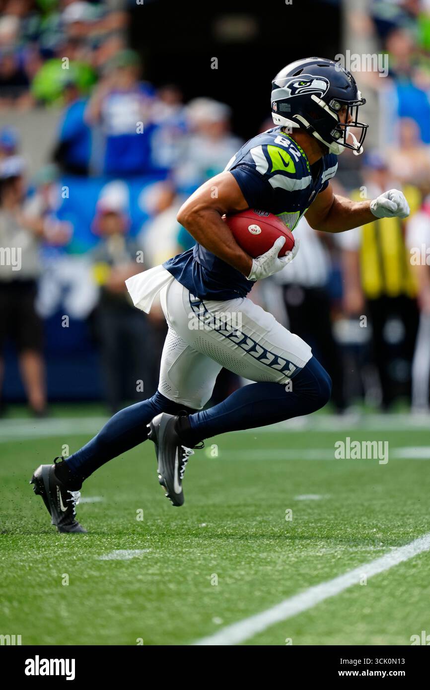 Seattle Seahawks running back George Holani (36) runs with the ball ...