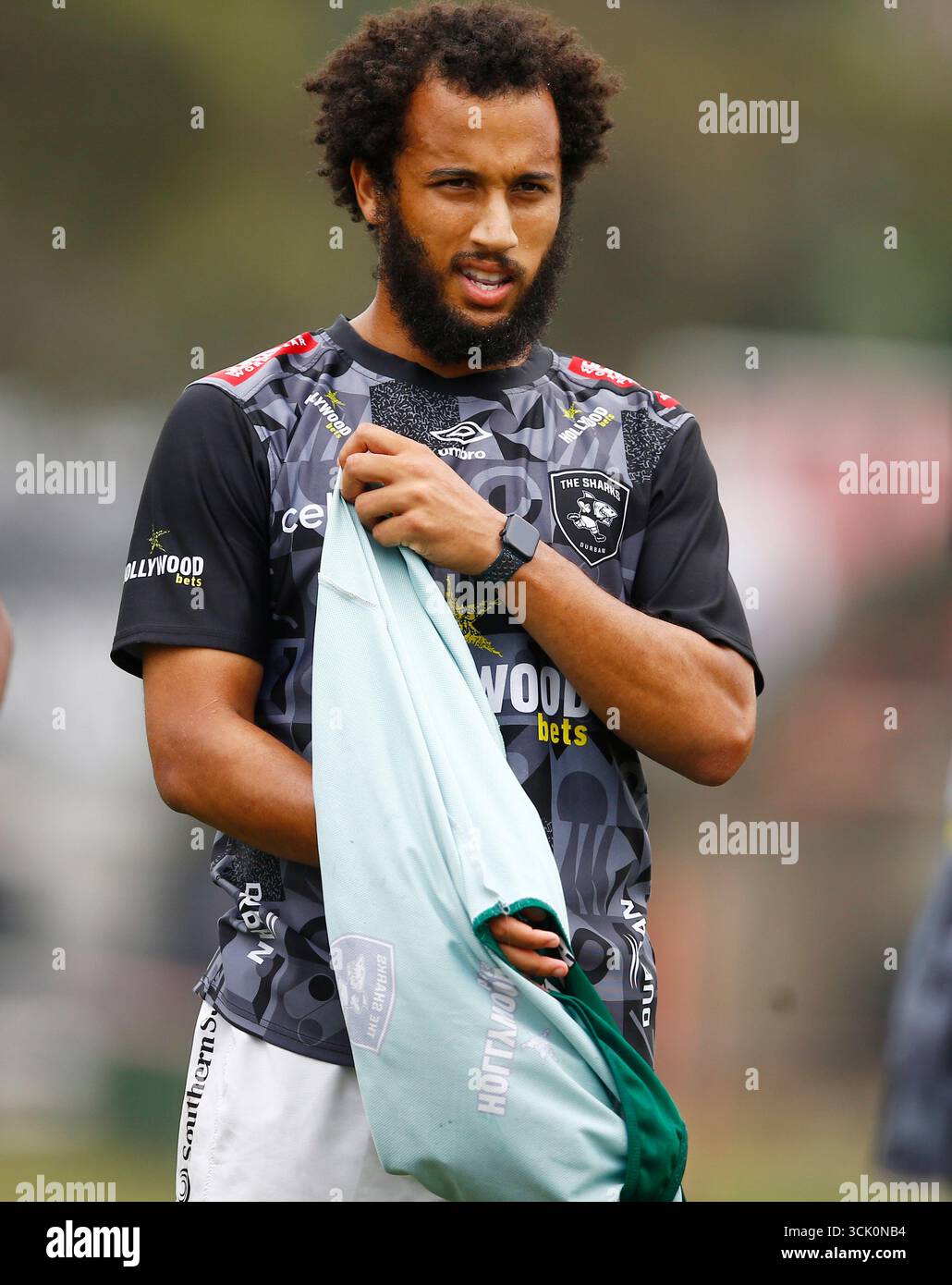 Jaden Hendrikse of the Hollywoodbets Sharks during Hollywoodbets Sharks ...