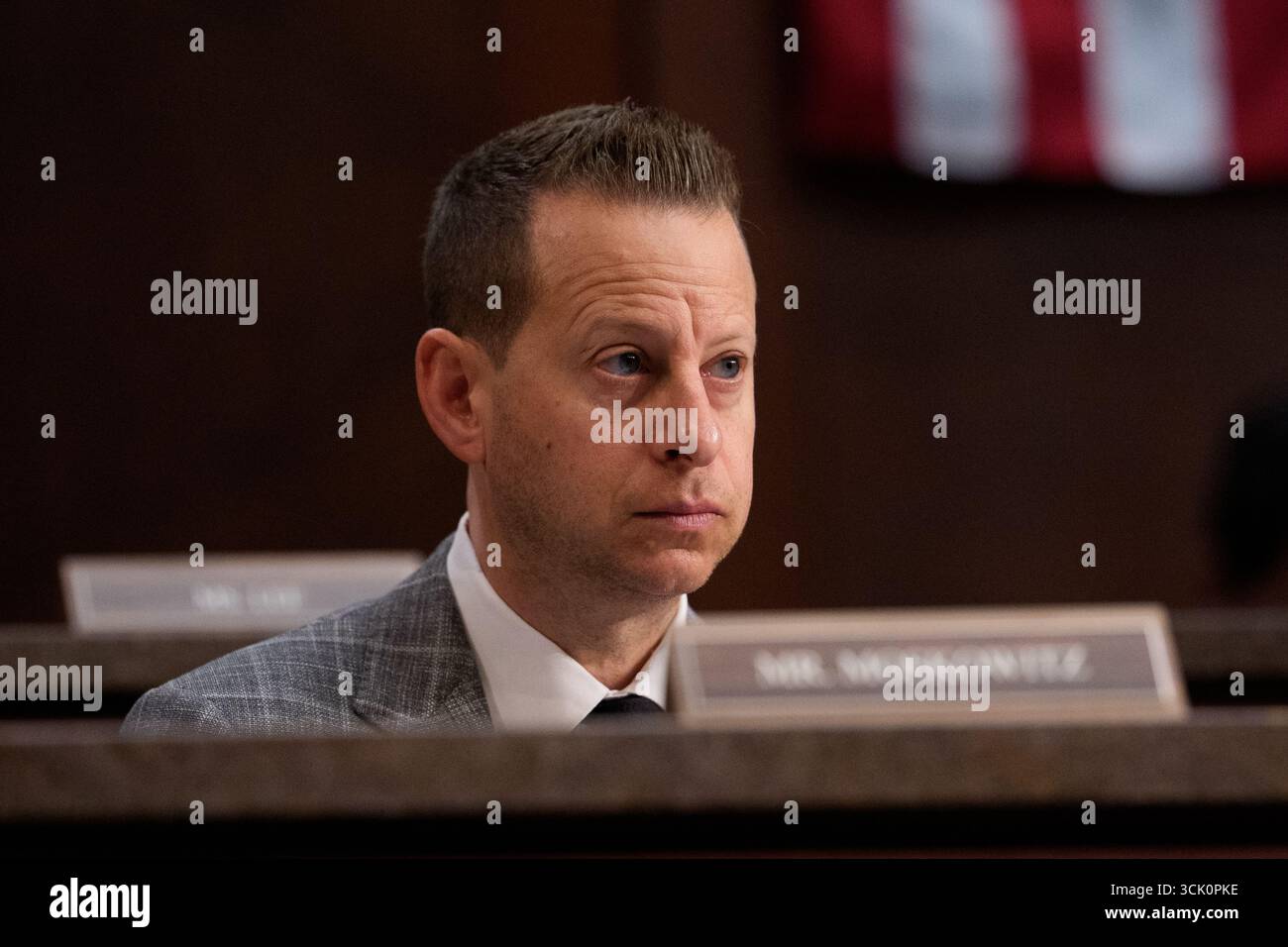 U.S. Rep. Jared Moskowitz (D-FL) during a House Oversight Committee ...