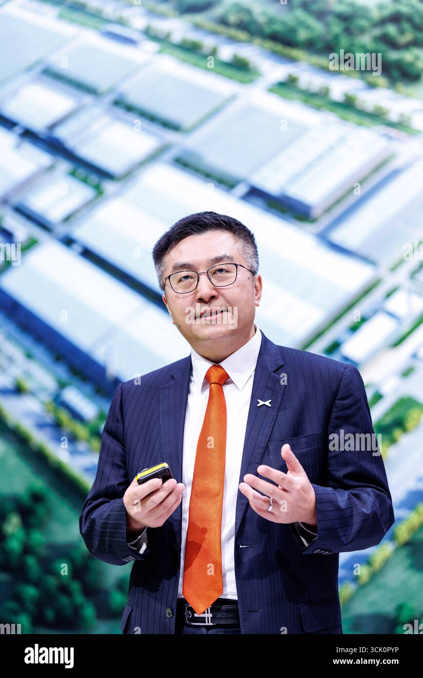 08 September 2025, Bavaria, Munich: Brian Gu, Vice Chairman and President of Chinese EV ...