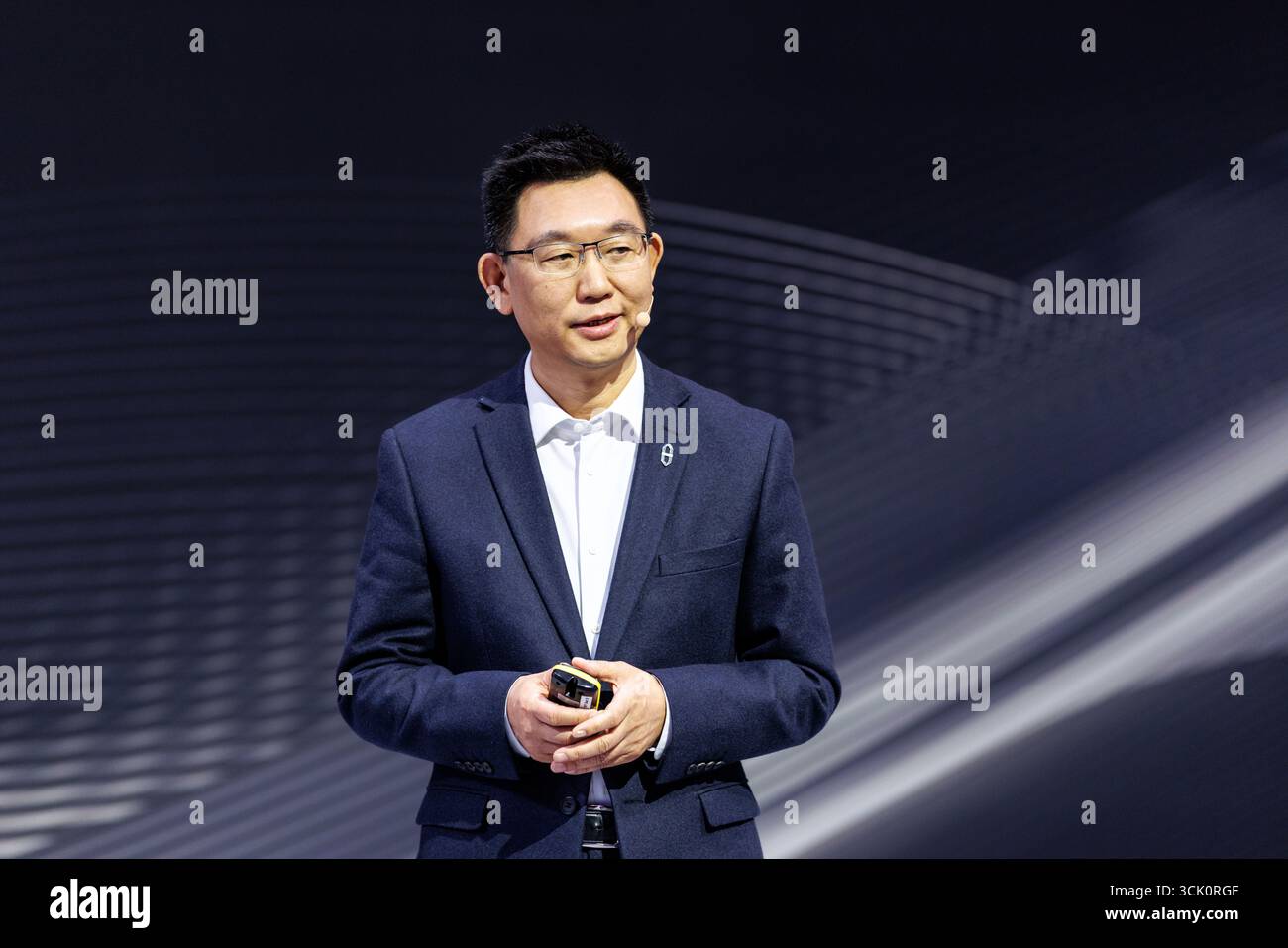 08 September 2025, Bavaria, Munich: Leon He, President of SERES ...