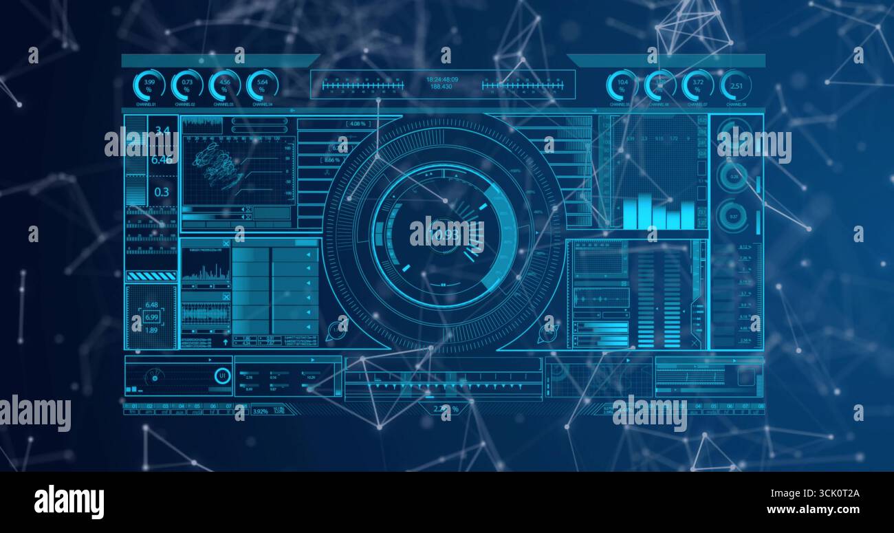 Displaying dashboard on virtual hi-res stock photography and images - Alamy