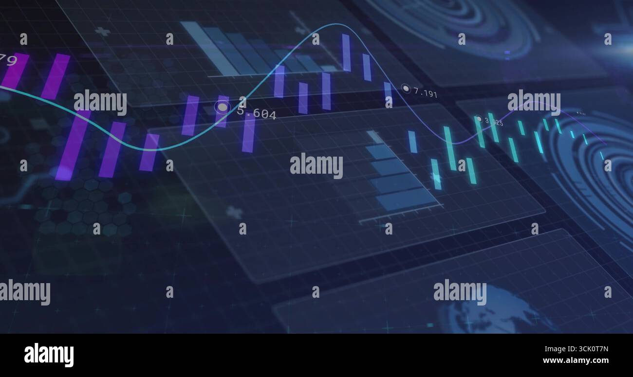 Displaying translucent data dashboard hi-res stock photography and ...